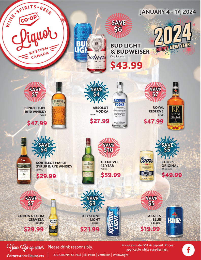 Weekly Flyer | Cornerstone Co-op Liquor