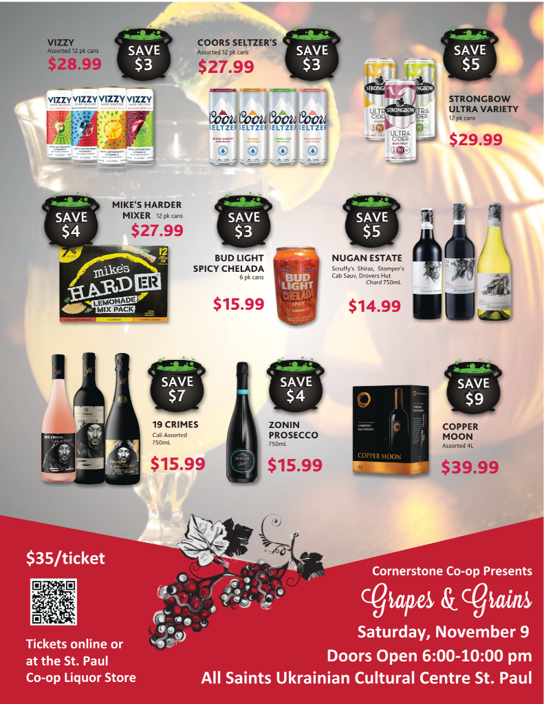Weekly Flyer | Cornerstone Co-op Liquor