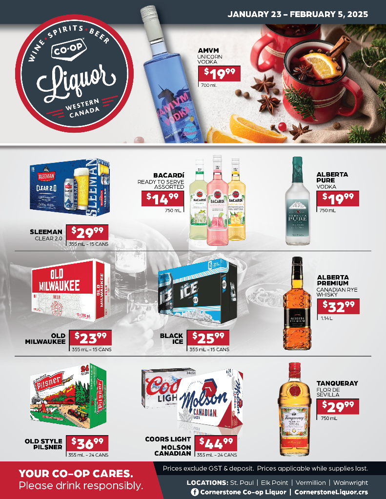 Weekly Flyer | Cornerstone Co-op Liquor