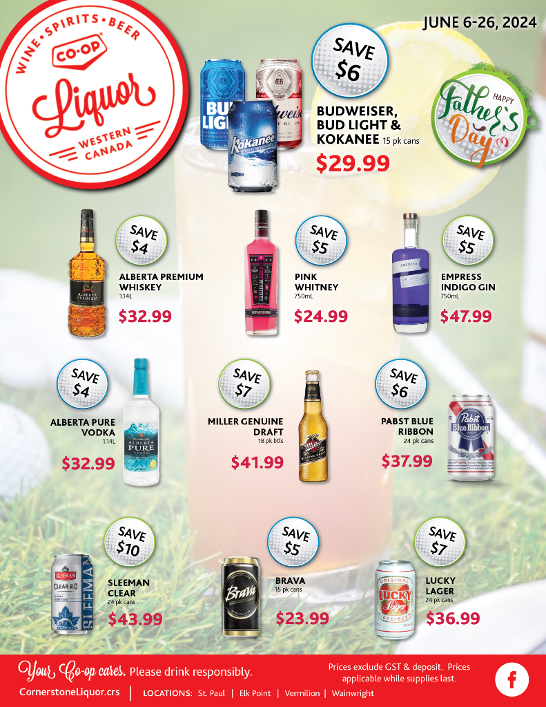 Weekly Flyer | Cornerstone Co-op Liquor